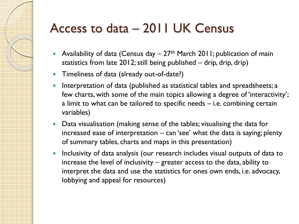 PPT - BME populations in London: Statistical analysis of the latest UK ...