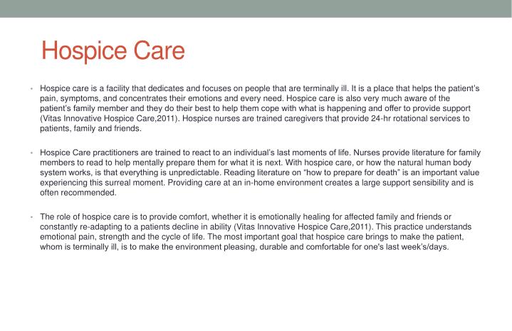 PPT - Hospice Care PowerPoint Presentation - ID:1607236