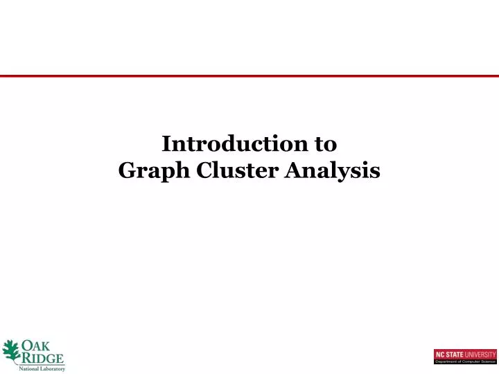 Ppt Introduction To Graph Cluster Analysis Powerpoint Presentation