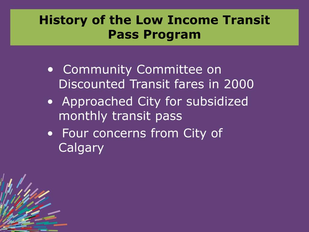 PPT - Transit Fares for Low Income Calgarians PowerPoint Presentation ...