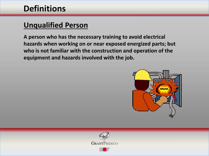 PPT - Electrical Safety (Unqualified) PowerPoint Presentation - ID:1608295