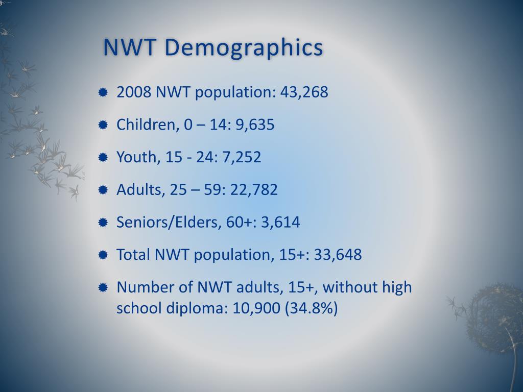 PPT - Adult Literacy in the Northwest Territories PowerPoint ...