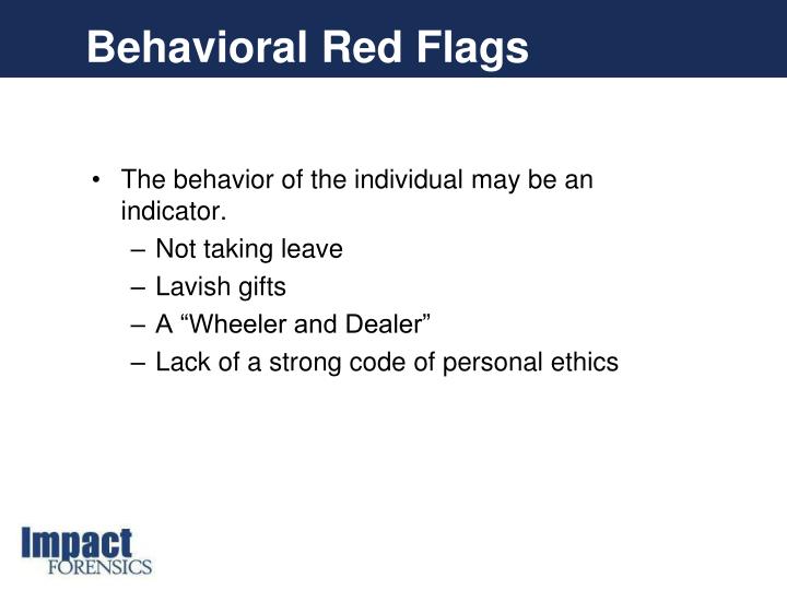 PPT - Red Flags of Fraud What to look for and where! PowerPoint ...