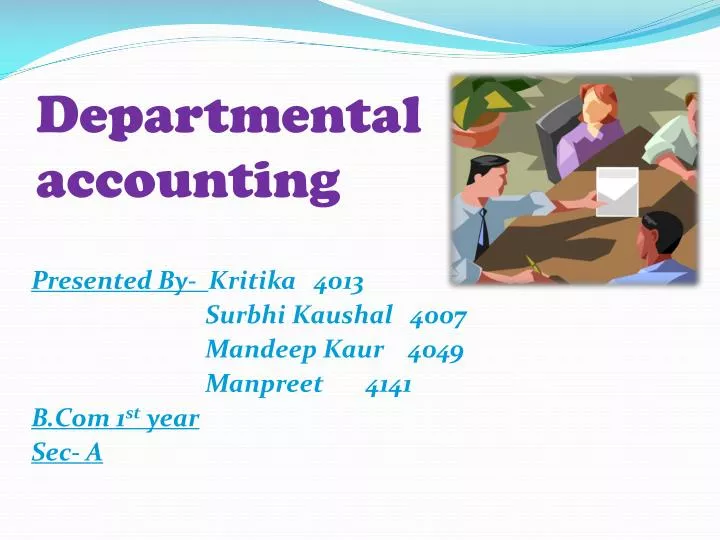 PPT - Departmental accounting PowerPoint Presentation, free download ...