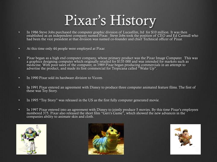 PPT - Pixar PowerPoint Presentation - ID:1609377