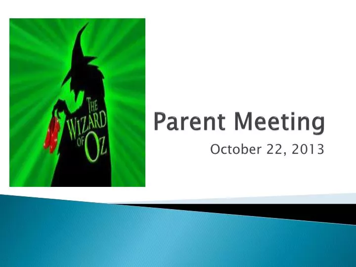 PPT - Parent Meeting PowerPoint Presentation, free download - ID:1609441