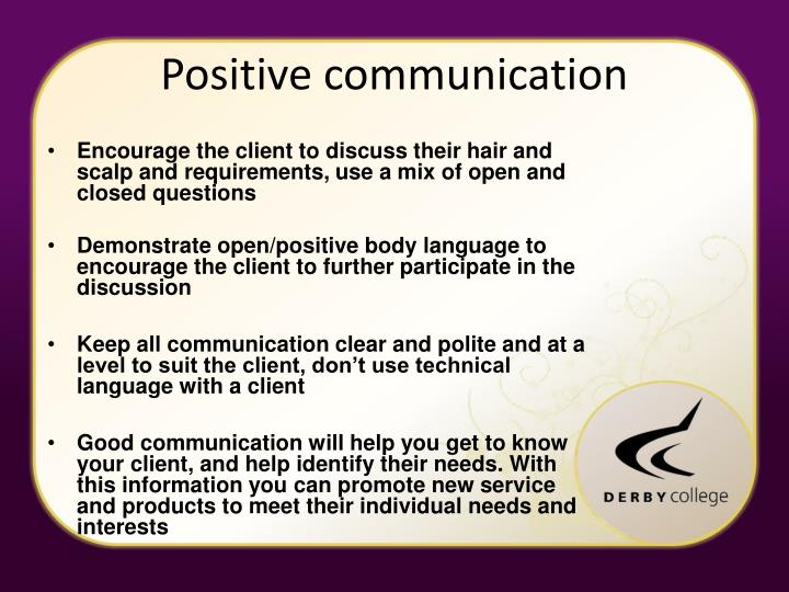 PPT - Unit 205 - Promote products and services to clients in a salon ...