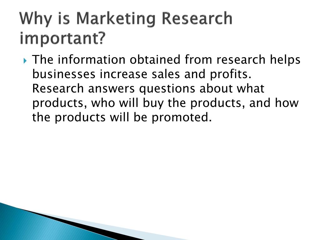 PPT - Marketing Research & Conducting Marketing Research PowerPoint ...