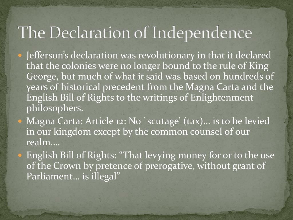 PPT - The Enlightenment and the Road to the American Revolution ...