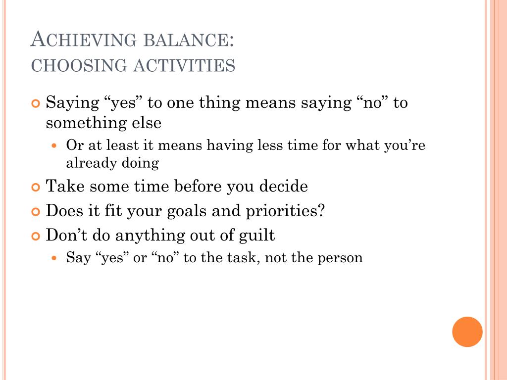 PPT - Balancing Graduate School and Personal Life PowerPoint ...