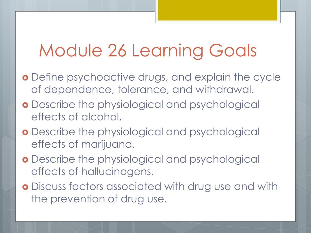 PPT - Module 26: Psychoactive Drugs PowerPoint Presentation, free ... PPT - Module 26: Psychoactive Drugs PowerPoint Presentation, free ...