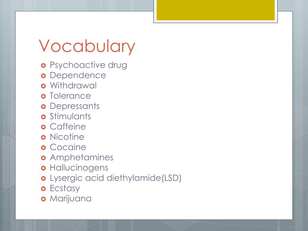 PPT - Module 26: Psychoactive Drugs PowerPoint Presentation, free ... PPT - Module 26: Psychoactive Drugs PowerPoint Presentation, free ...