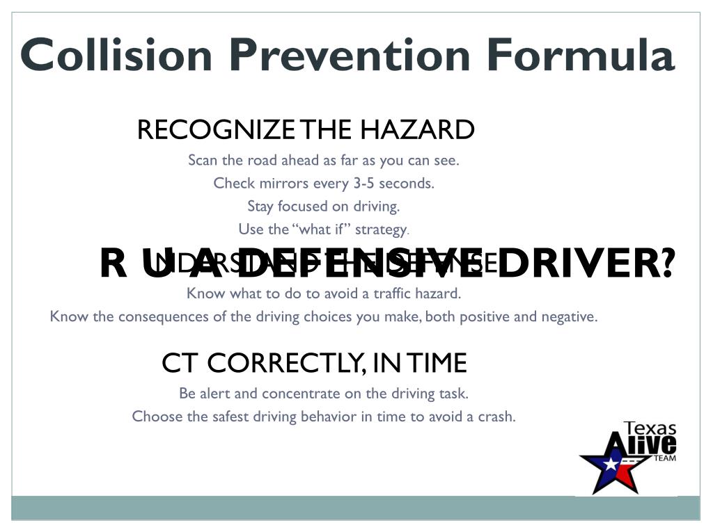 PPT - The National Safety Council’s “Alive at 25” Driver Safety Program ...