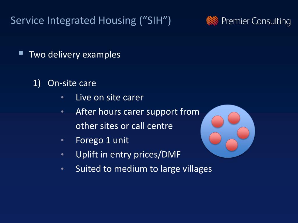 PPT - Service Integrated Housing Village Service Overlay and Funding ...
