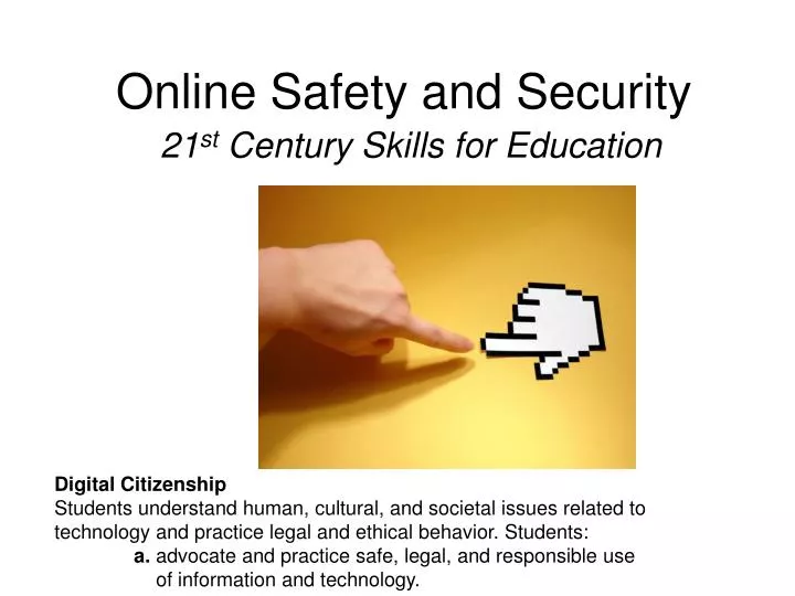 PPT - Online Safety and Security PowerPoint Presentation, free download ...