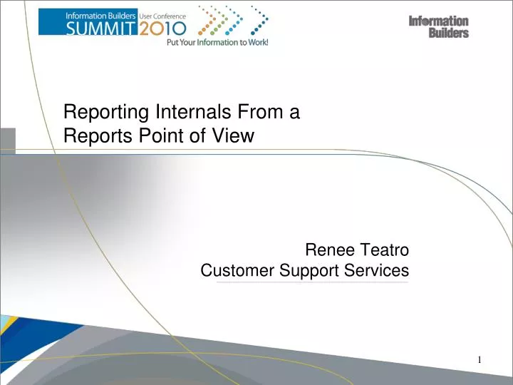PPT - Reporting Internals From a Reports Point of View PowerPoint Presentation - ID:1611657