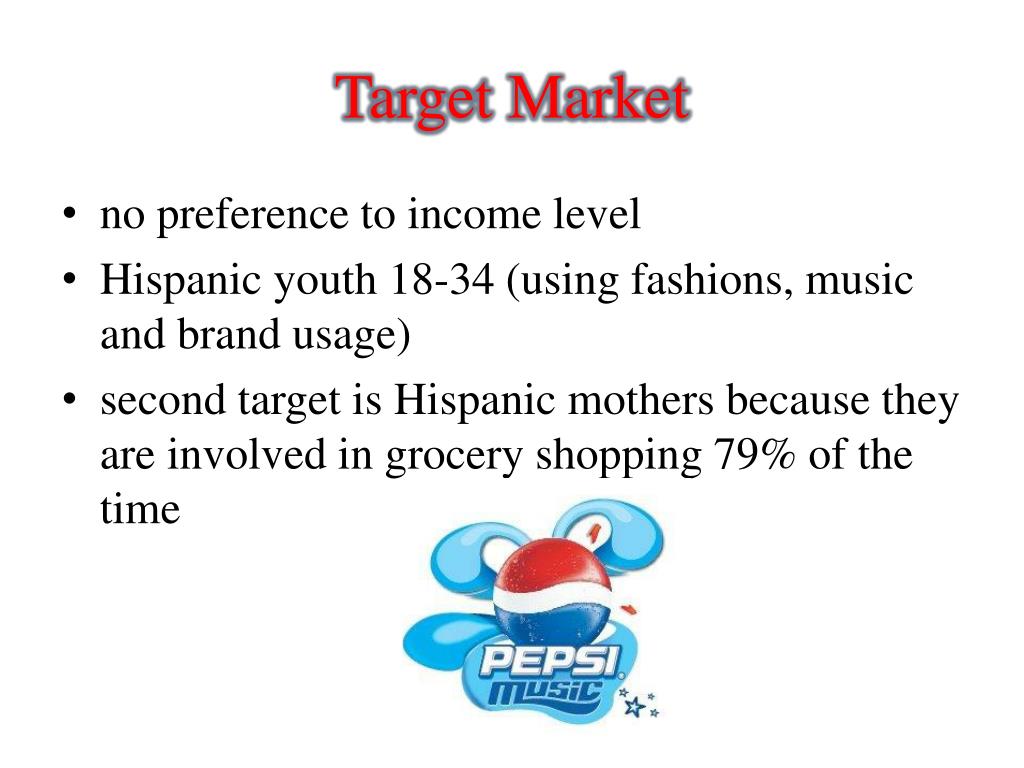 PPT - PepsiCo, Inc. Hispanic Marketing By: Erika Balderas 10310790 ...