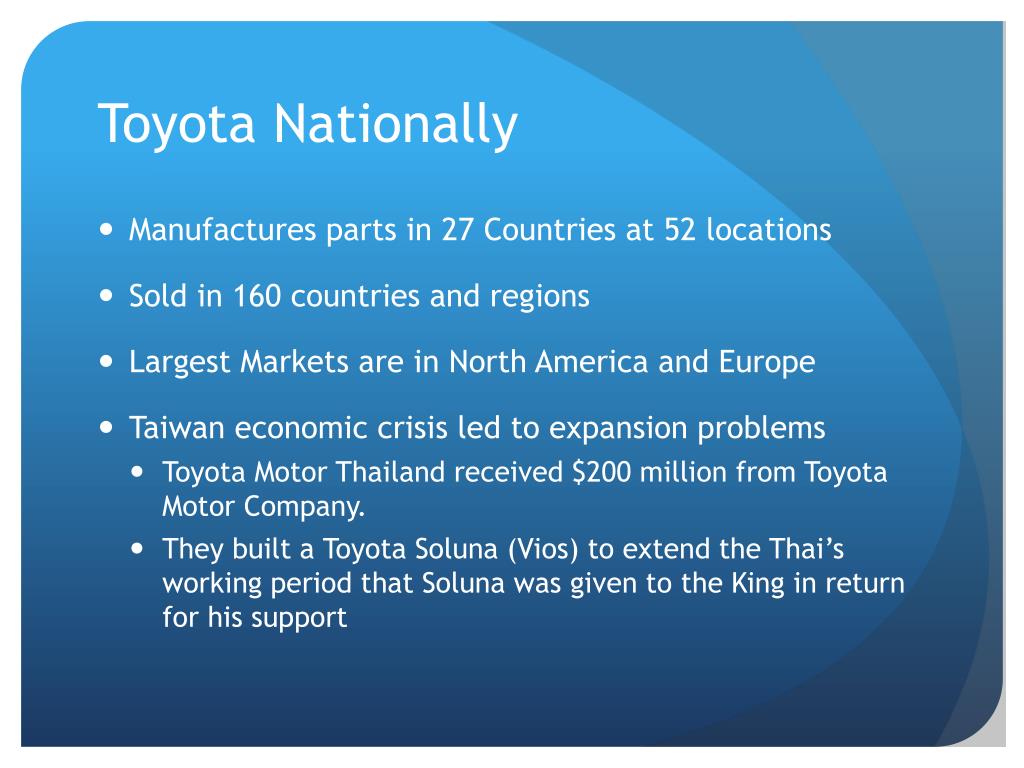 PPT - Toyota Motor Corporation PowerPoint Presentation, free download ...