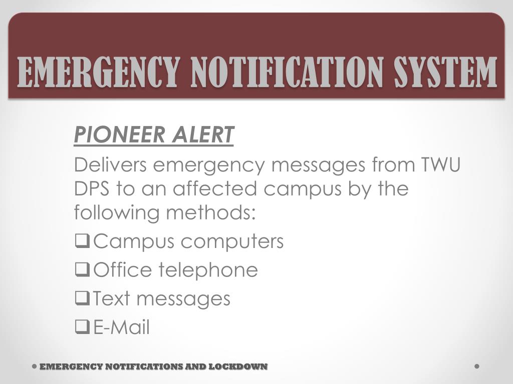 PPT - PRESENTED BY TEXAS WOMAN’S UNIVERSITY DEPARTMENT OF PUBLIC SAFETY ...