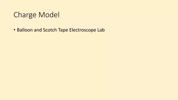 PPT - Charge Model PowerPoint Presentation, free download - ID:1612491