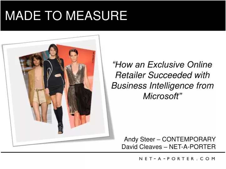 PPT - Made to measure PowerPoint Presentation, free download - ID:1612843