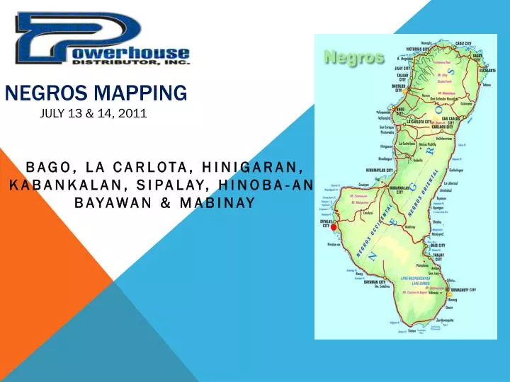 PPT - NEGROS MAPPING PowerPoint Presentation, free download - ID:1614347