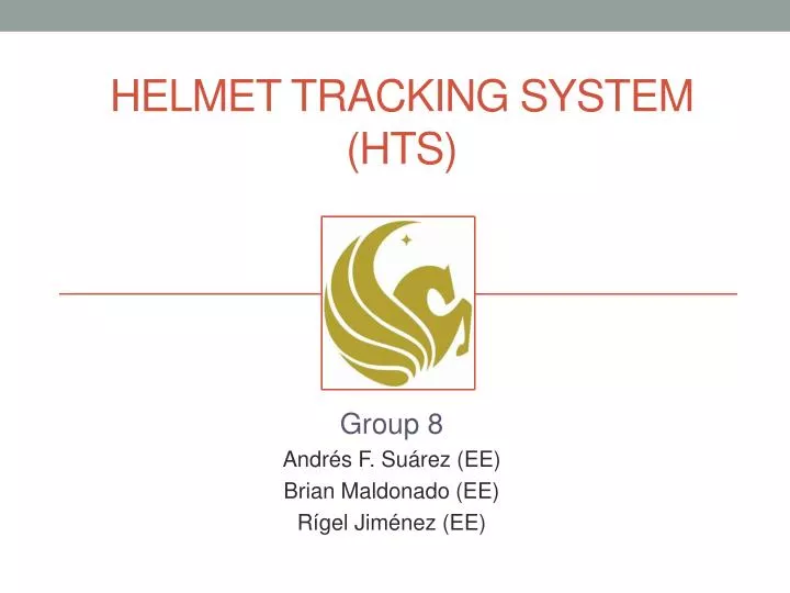 PPT - HELMET tracking system (HTS) PowerPoint Presentation, free ...