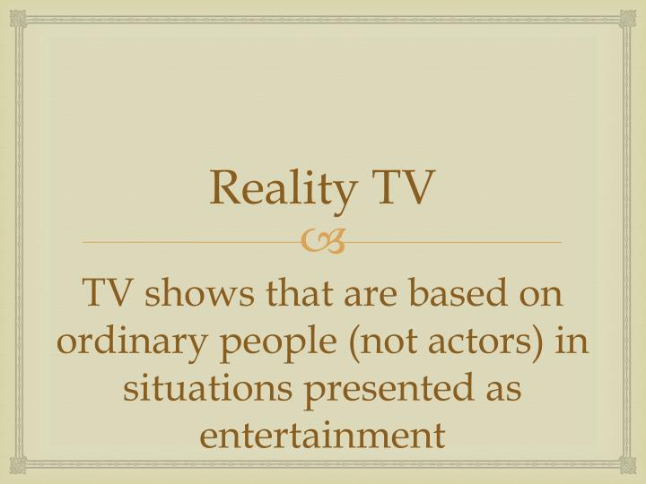 PPT - Types of TV programmes PowerPoint Presentation - ID:1614943