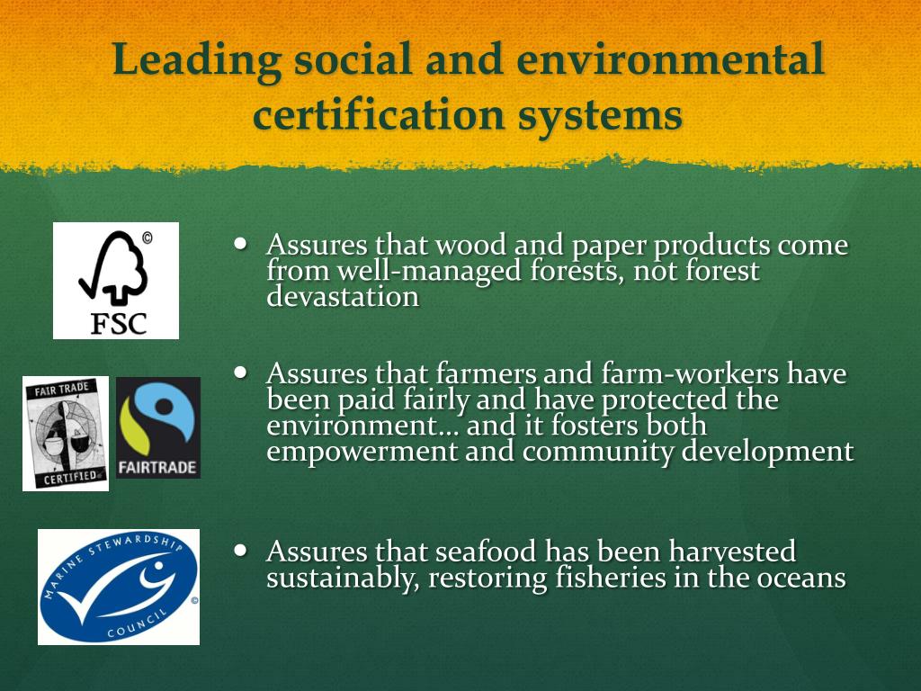 PPT - Fair Trade Certified™: A Mainstream Tool to Fight Human ...