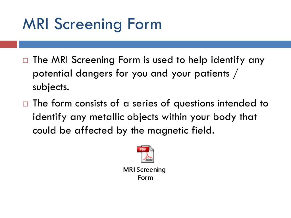 PPT - RESEARCH MRI Safety Training PowerPoint Presentation, free ...