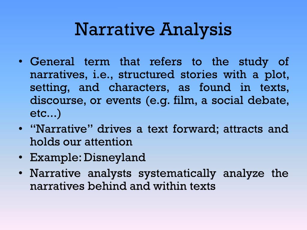 Meaning Of Narrative Analysis Meaning Of Narrative Analysis