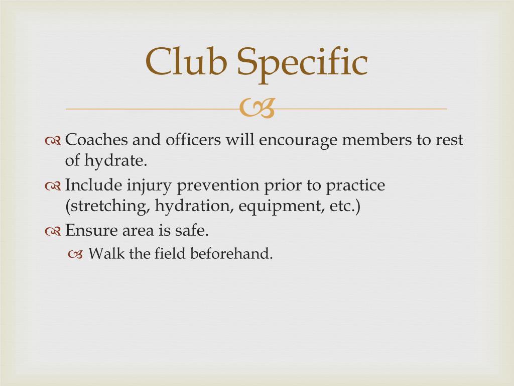 PPT - Club Officers Workshop: Risk Management Guide Implementation ...