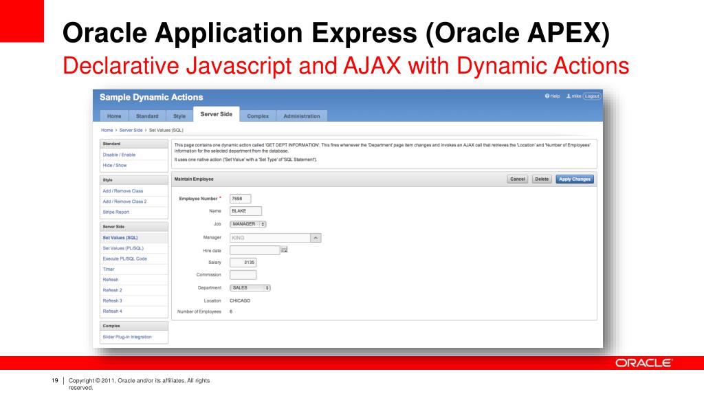 Ppt Oracle Application Express Oracle Apex Powerpoint Presentation Id1615221