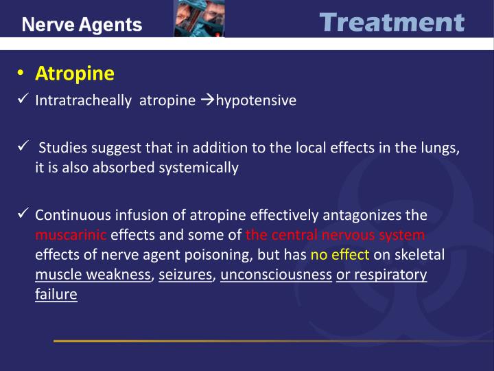 PPT - Management of Acute Organophosphorous Nerve Agents Poisoning ...