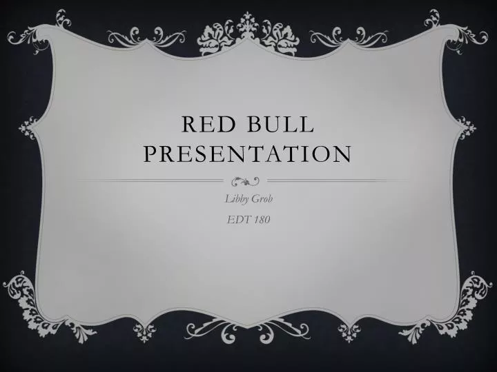 PPT - Red bull presentation PowerPoint Presentation, free download - ID ...