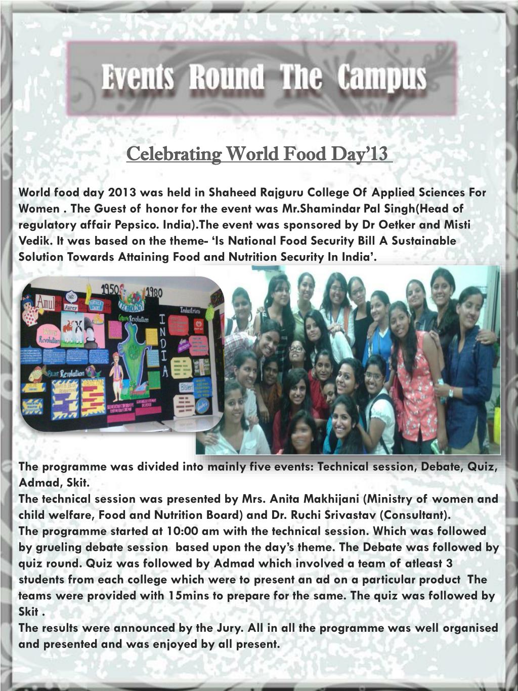 PPT - Celebrating World Food Day’13 PowerPoint Presentation, free ...