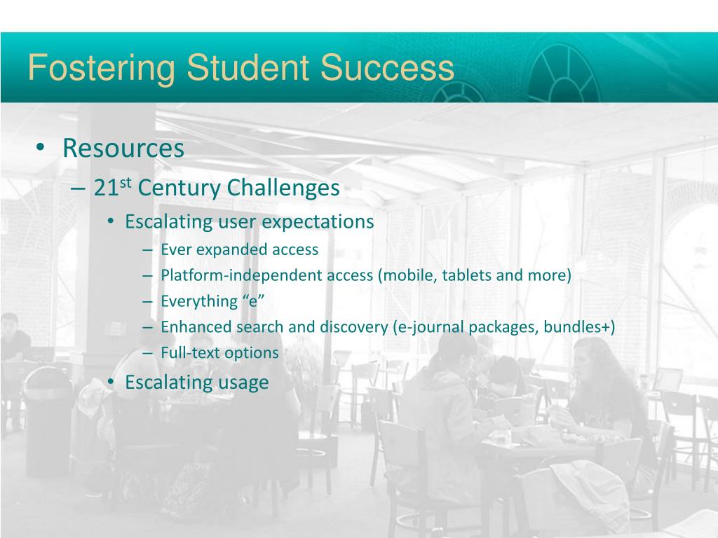 PPT - William Madison Randall Library: Fostering Student Success ...