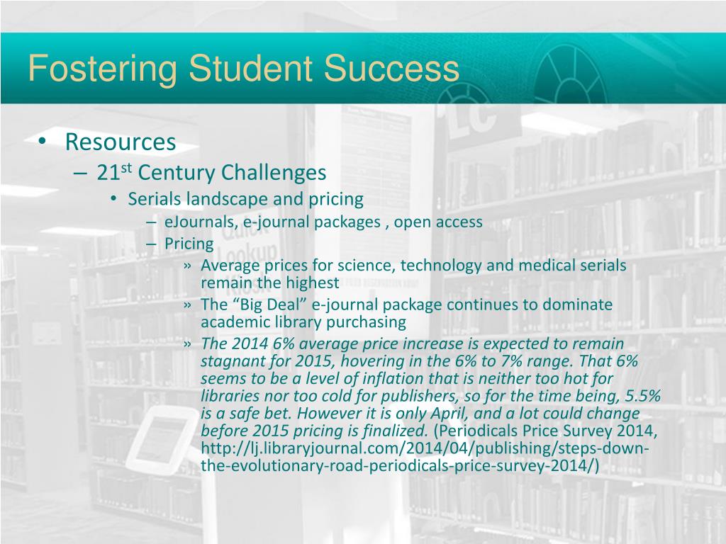 PPT - William Madison Randall Library: Fostering Student Success ...