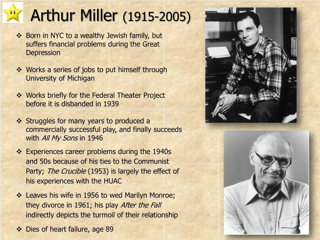 PPT - Modern American Drama & Arthur Miller PowerPoint Presentation ...