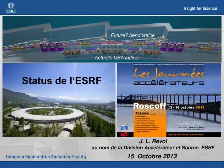 PPT - Status de l’ESRF PowerPoint Presentation, free download - ID:1617198