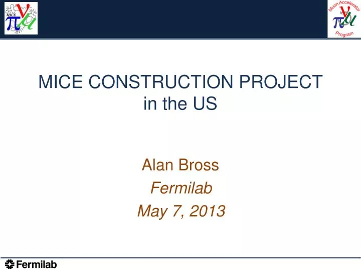PPT - MICE CONSTRUCTION PROJECT in the US PowerPoint Presentation, free ...