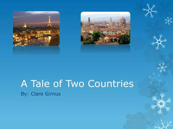PPT - A Tale of Two Countries PowerPoint Presentation, free download ...