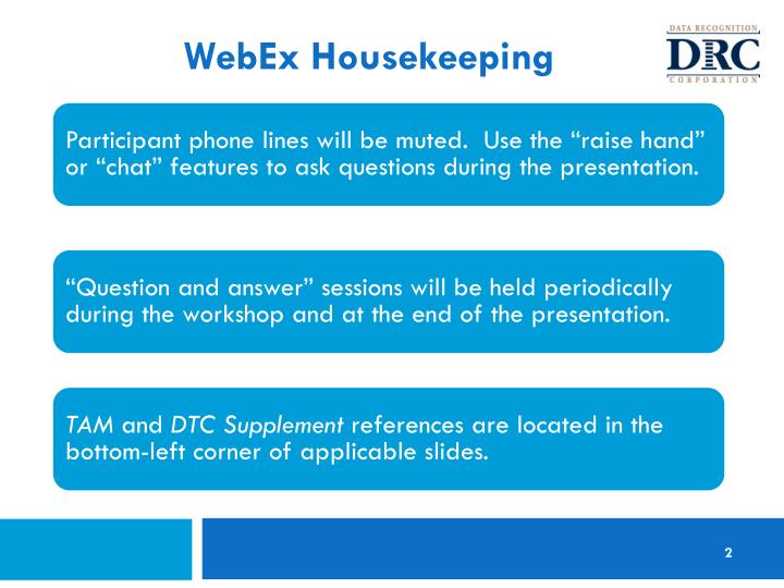 PPT - WebEx Housekeeping PowerPoint Presentation - ID:1617796