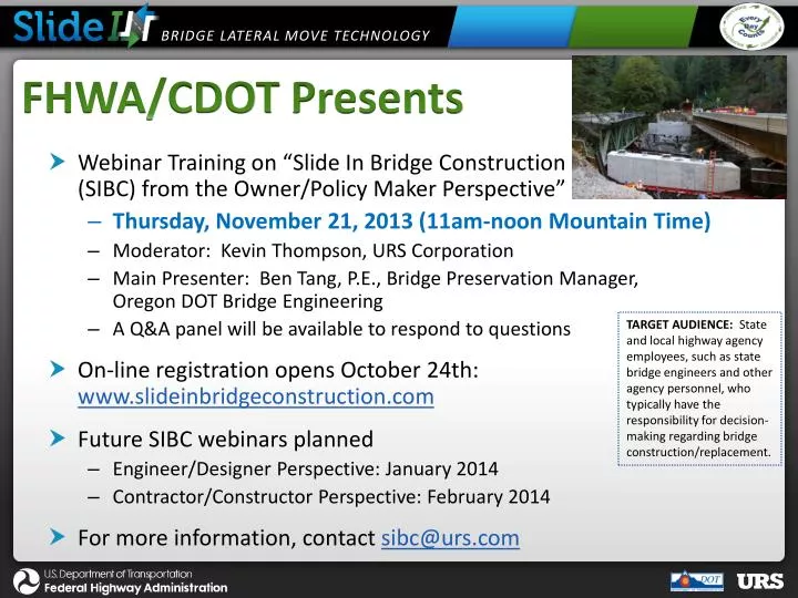 PPT - FHWA/CDOT Presents PowerPoint Presentation, free download - ID ...