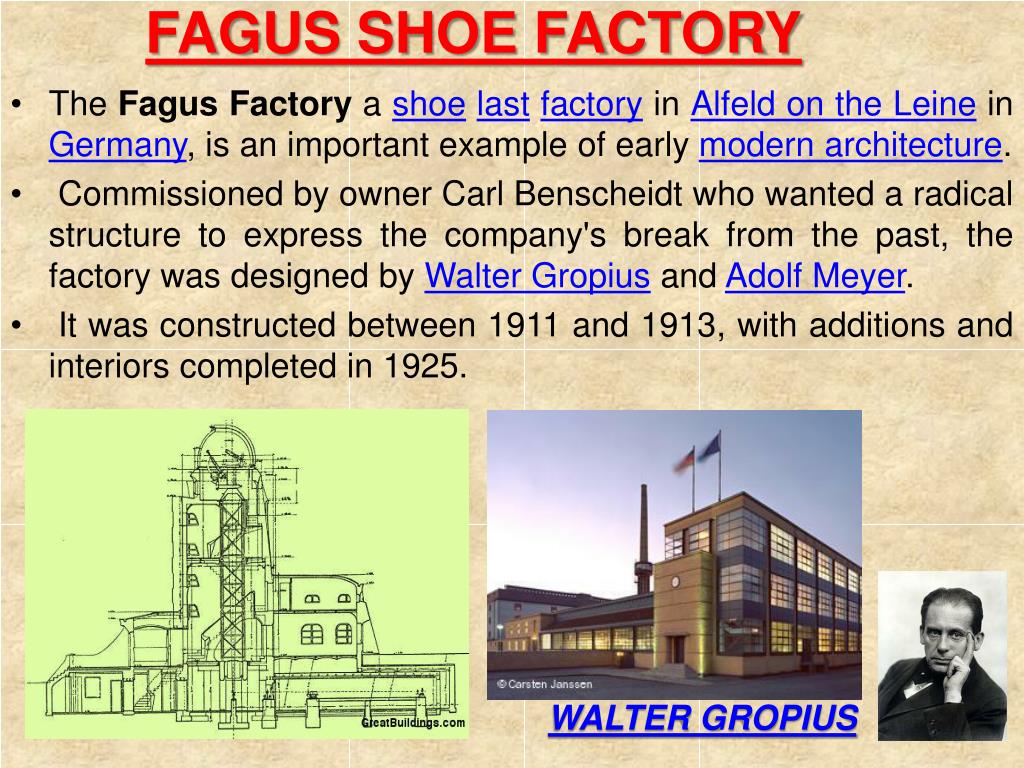 PPT - WALTER GROPIUS HIS LIFE,PHILOSPHY AND WORKS PowerPoint ...