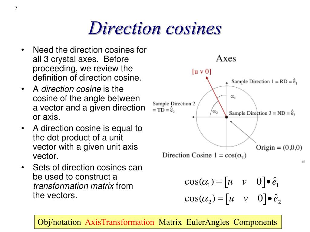 Ppt L3 Texture Components And Euler Angles Part 2 Powerpoint