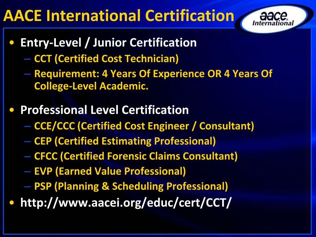 PPT - AACE Southern California Section / Young Professionals Committee ...