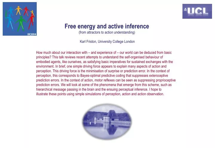 PPT - Free energy and active inference (from attractors to action ...
