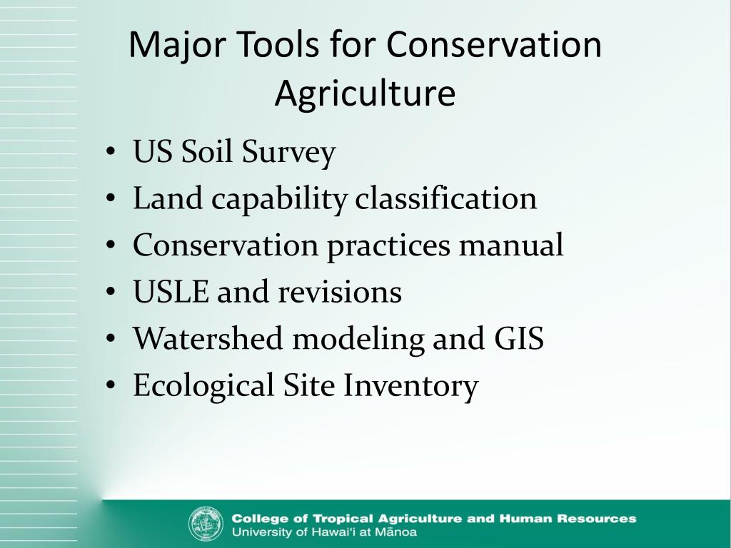 PPT - Conservation Agriculture & Soil Health: the US Perspective ...