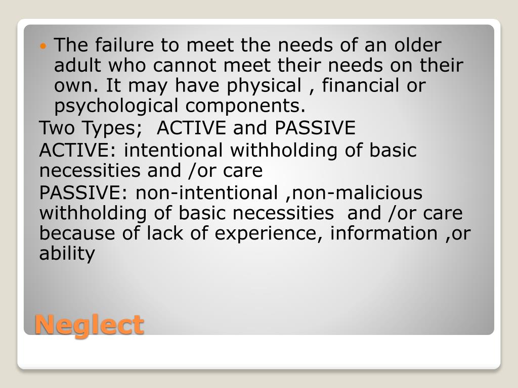 PPT - Elder Abuse; a Family Physician’s Perspective, Community and LTC ...